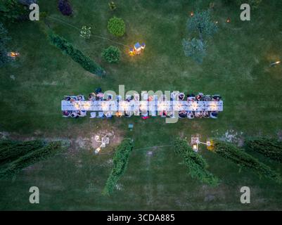 Al Fresco Dining Italy Stock Photo - Alamy