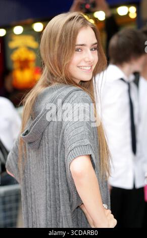 Lily Collins, "Angus, Thongs and Perfect Snogging" Premiere, Empire ...