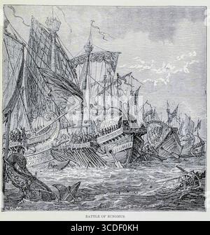 First Punic War, naval victory of Duilius at Mylae Stock Photo - Alamy