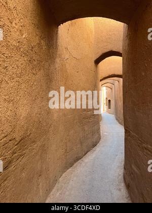 Traditional mud architecture in a heritage town in Saudi Arabia Stock ...