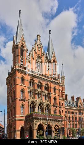 St Pancras Autograph hotel, part of the victorian international rail ...