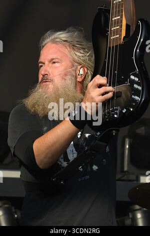 UK. 10th Aug, 2025. DERBYSHIRE, ENGLAND - AUGUST 10: Chris "Lord" Harms ...