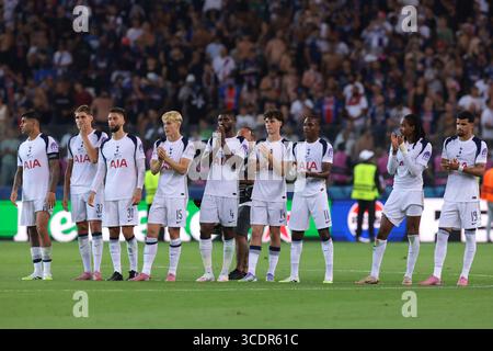 Rodrigo Bentancur of Tottenham Hotspur and Archie Gray of Tottenham ...