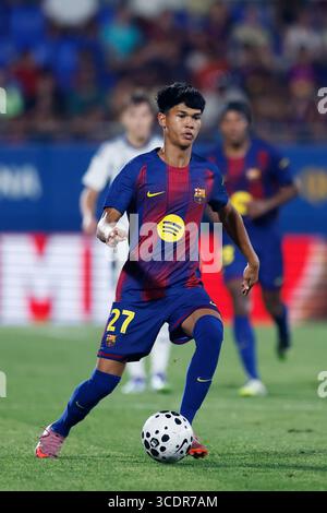 Pedro Fernandez "Dro" (FC Barcelona) in action during a La Liga EA ...