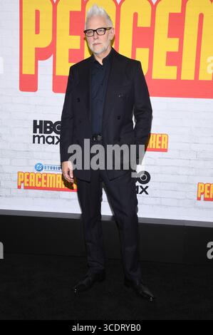 James Gunn attends the DC Studios' world premiere of "Supergirl" at The ...