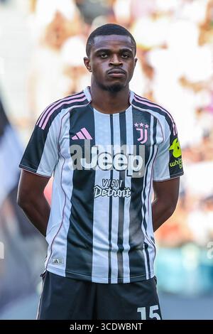 Pierre Kalulu of Juventus FC seen in action during Serie A 2025/26 ...