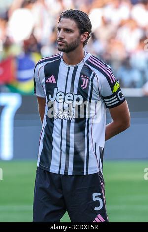Manuel Locatelli of Juventus FC seen in action during Coppa Italia 2025 ...