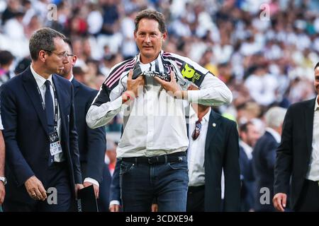 (R-L) John Elkann President Executive of Ferrari, CEO of Exor and ...