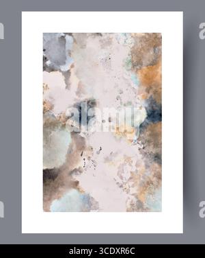 Neutral Abstract Art Painting Stock Photo - Alamy