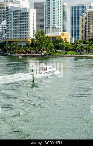Stock images of Miami skyline. Helicopter Aerial View Miami South beach ...