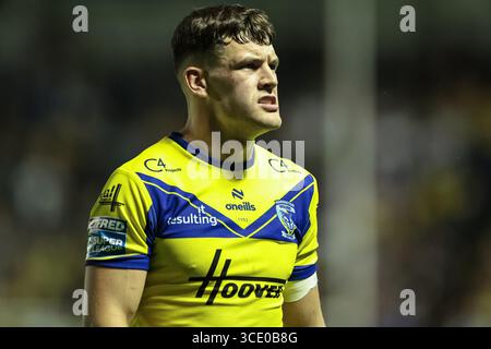 Josh Thewlis #22 of Warrington Wolves during the warm up Stock Photo ...