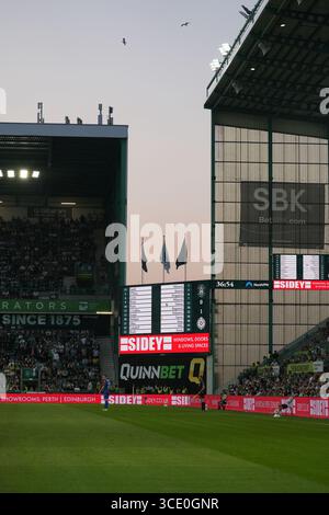 14th August 2025; Easter Road, Edinburgh, Scotland: UEFA Europa ...