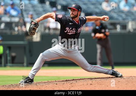 Washington Nationals pitcher PJ Poulin (50) throws against the Chicago ...