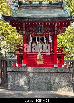 A stone monument at Tomioka Shrine Stock Photo - Alamy
