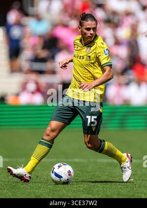 Wrexham's George Dobson during the Sky Bet Championship match at the ...