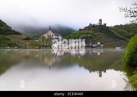 Beilstein, Rhineland-Palatinate, Germany - 21 May 2022: Narrow streets ...