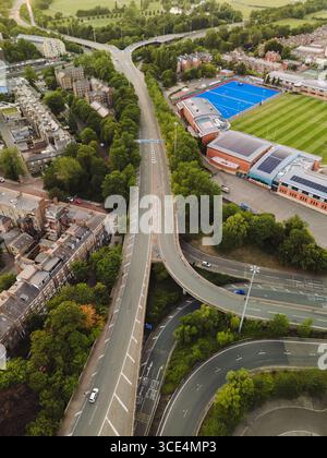 Newcastle upon Tyne: 8th August 2025: Newcastle Central motorway ...