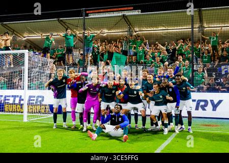 Zwolle - Koen Kostons, Jadiel Pereira da Gama during the twentysecond ...