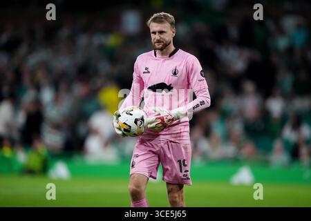Falkirk goalkeeper Scott Bain during the William Hill Premiership match ...