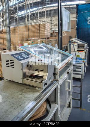 Production of cable wire at cable factory Stock Photo - Alamy