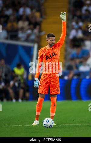 Guglielmo Vicario of Tottenham Hotspur during the Premier League match ...