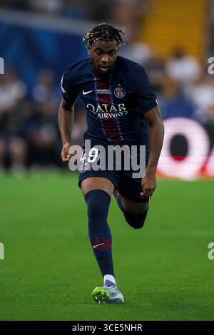 Ibrahim Mbaye of Paris Saint Germain FC during the UEFA Champions ...