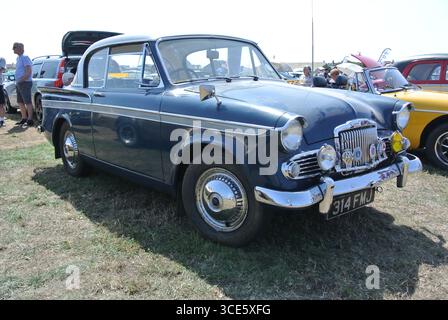 A 1962 Sunbeam Rapier parked on display at the Exmouth classic car show ...