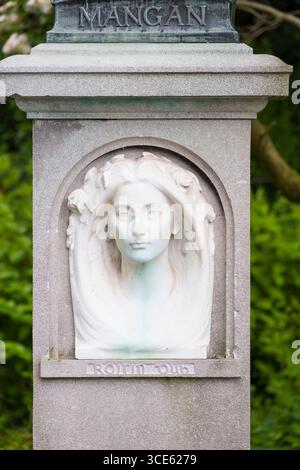 Bust of poet James Clarence Mangan in St Stephen's Green, Dublin ...