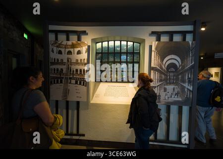 Exhibits and displays inside the Kilmainham Gaol museum, Kilmainham ...