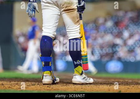 Minnesota Twins shortstop Brooks Lee (22) during a baseball game ...