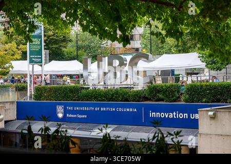 Vancouver, Canada - August 3,2025: UBC Robson Square campus featuring ...