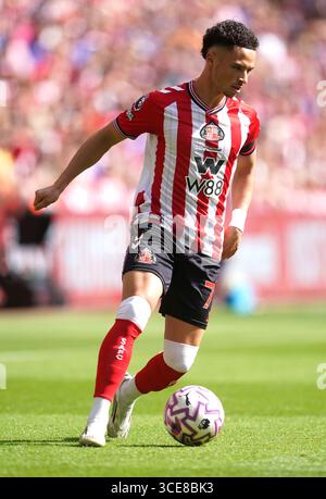 Chemsdine Talbi Of Sunderland during the Premier League match between ...