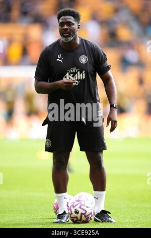 Manchester City assistant manager Kolo Toure ahead of the Premier ...