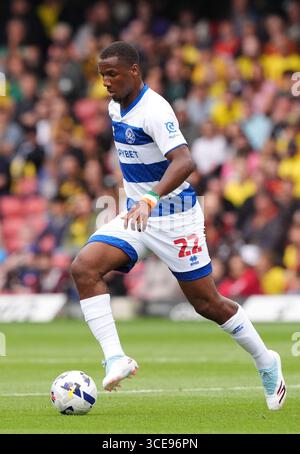 Richard Kone of Queens Park Rangers scores his team's second goal ...