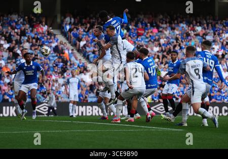 Rangers' Emmanuel Fernandez scores their side's first goal of the game ...