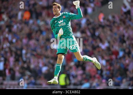 Robin Roefs of Sunderland during the Premier League match Sunderland vs ...
