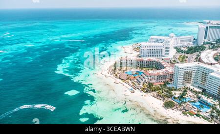 Yacht beach building, Cancun, Mexico, 2021 Stock Photo - Alamy