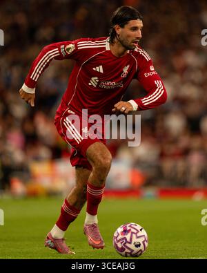 Dominik Szoboszlai of Liverpool during the Premier League match between ...