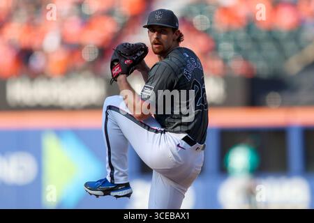 New York Mets' Nolan McLean plays during a baseball game Monday, Sept ...