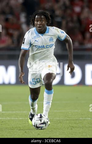 Darryl BAKOLA of Olympique Marseille during the UEFA Champions League ...