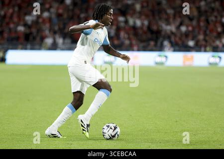 Darryl BAKOLA of Olympique Marseille during the UEFA Champions League ...