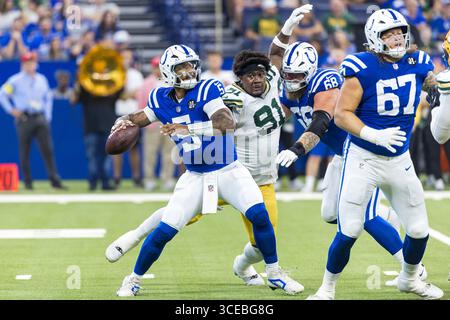 Green Bay Packers defensive lineman Jordon Riley in the second half of ...