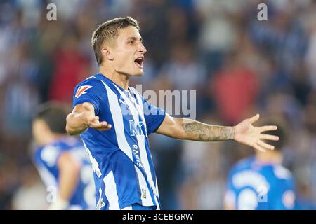 Deportivo Alaves' Nahuel Tenaglia during La Liga match. August 22,2025 ...