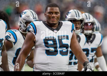 Carolina Panthers defensive end Derrick Brown arrives at Bank of ...
