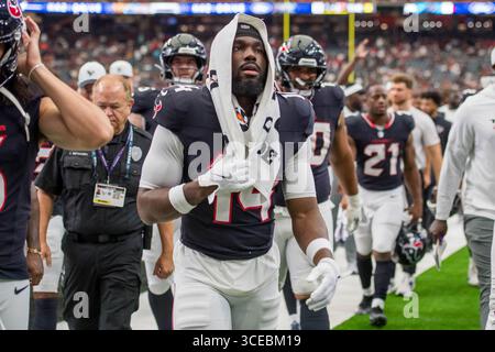 Houston Texans wide receiver Quintez Cephus (14) catches a touchdown ...