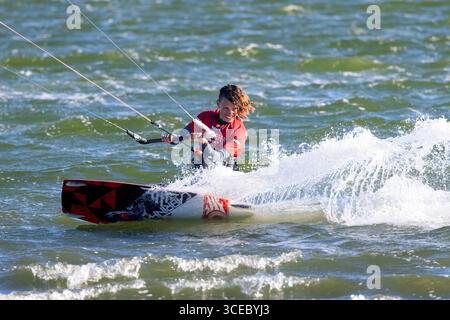 Namibia, Skeleton Coast, Walvis Bay. Great white pelican (Pelecanus ...