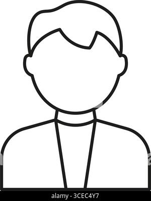 digital portrait line icon vector illustration line Stock Vector Image ...