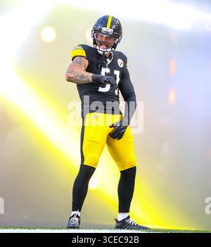 Pittsburgh Steelers linebacker Nick Herbig (51) in action during the ...