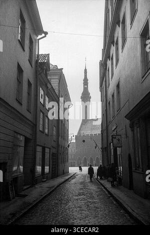 Tallinn Estonian Ssr December 4 1961 View Vaimu Street On Future Building Of Youth Theater