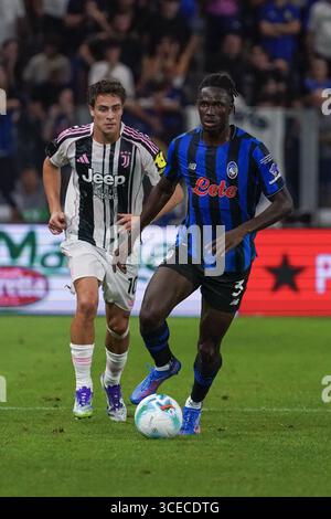 Odilon Kossounou of Atalanta BC in action during the Serie A football ...
